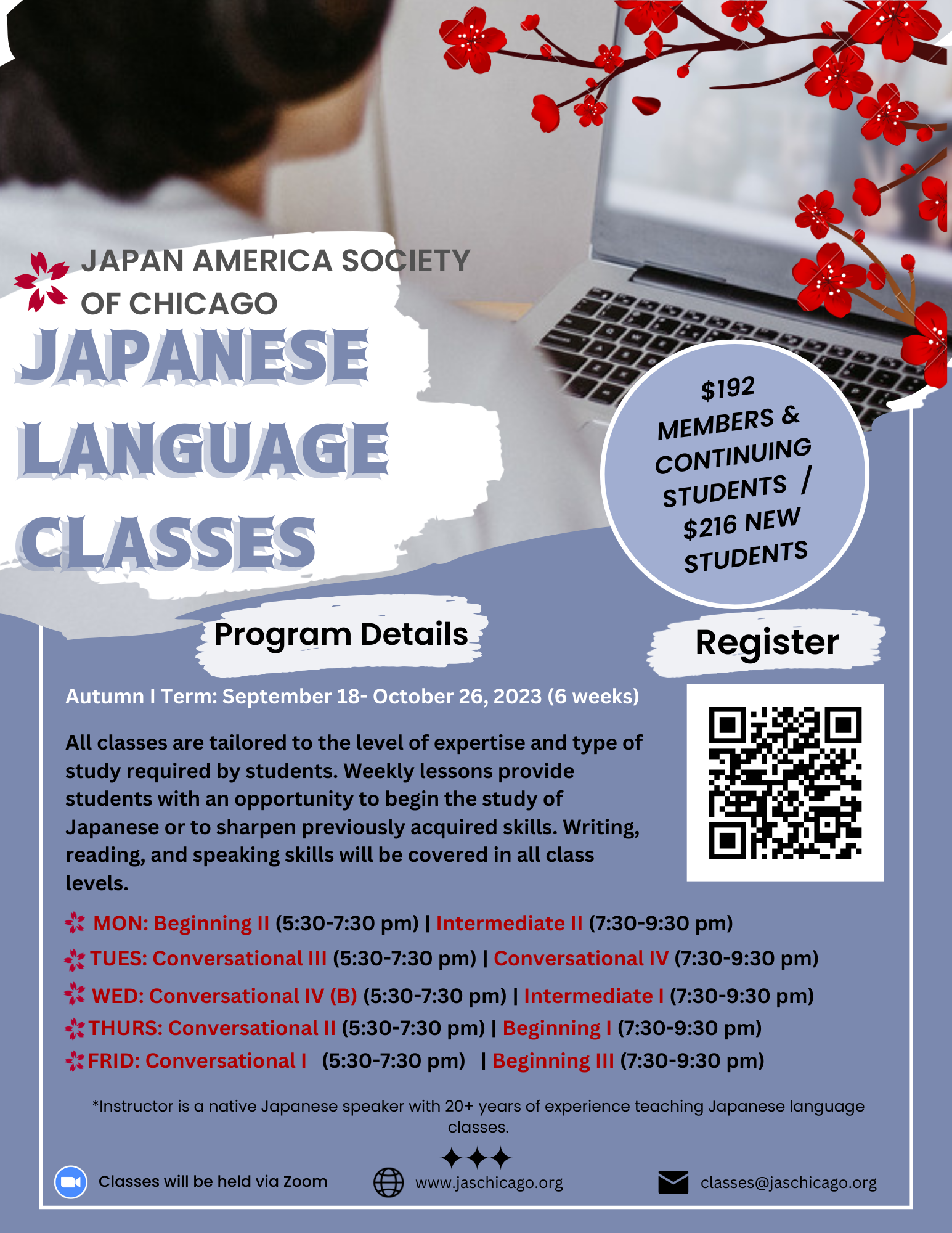 Language Courses – Japan America Society of Chicago